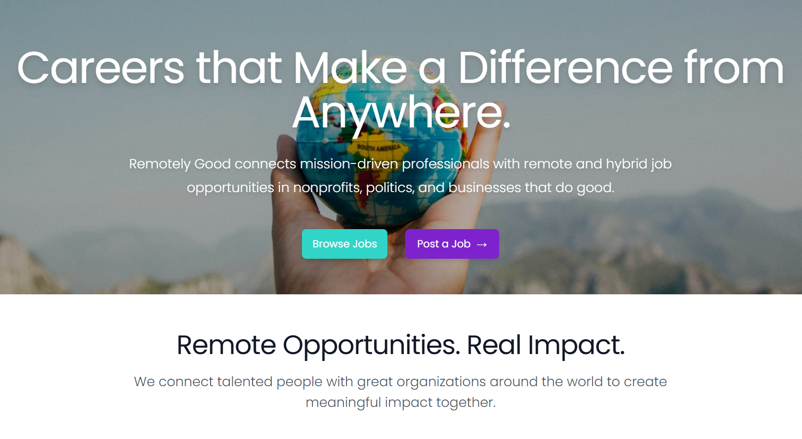 Remotely Good - Work in Social Impact from Anywhere